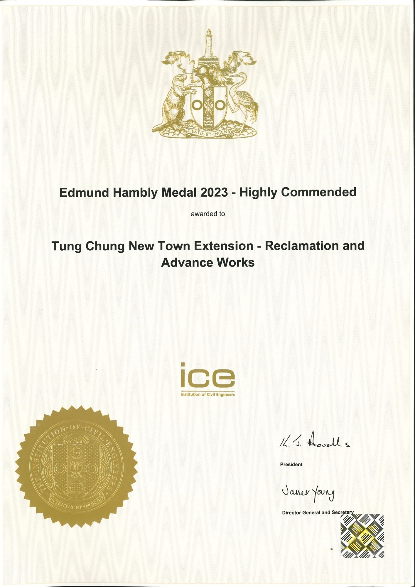 Tung Chung New Town Extension – Reclamation and Advance Works received ...