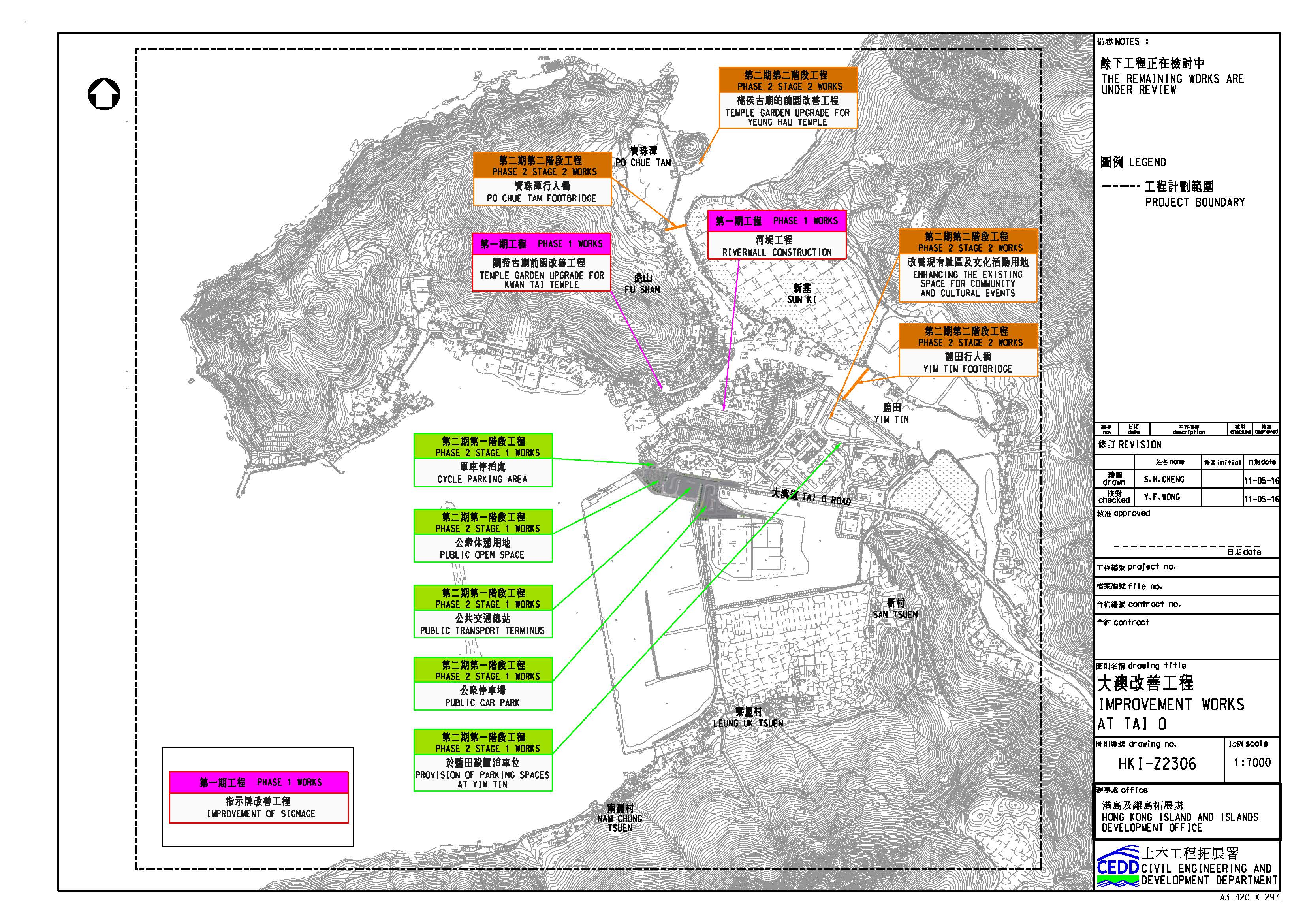 Major Projects - Improvement works at Tai O